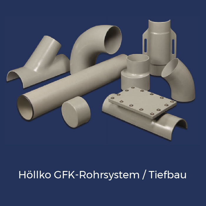 GFK-Tiefbau - Höllko Brückenentwässerung